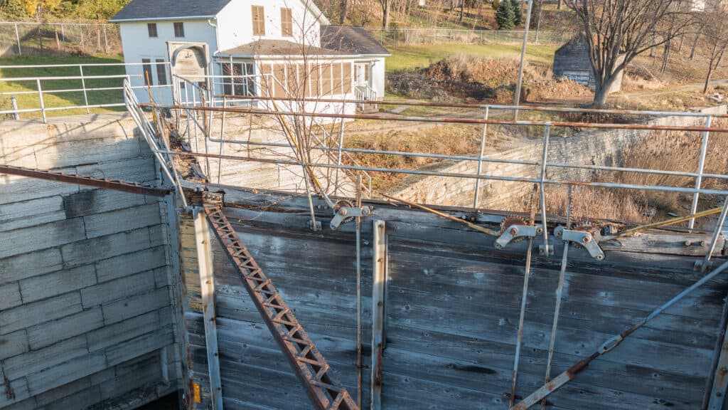 Fox River Navigational System Lock and Dam Construction