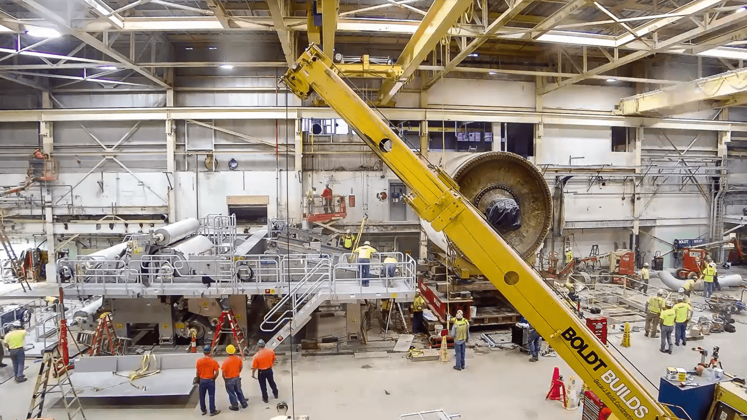 Little Rapids Corporation Paper Machine Rebuild | Boldt