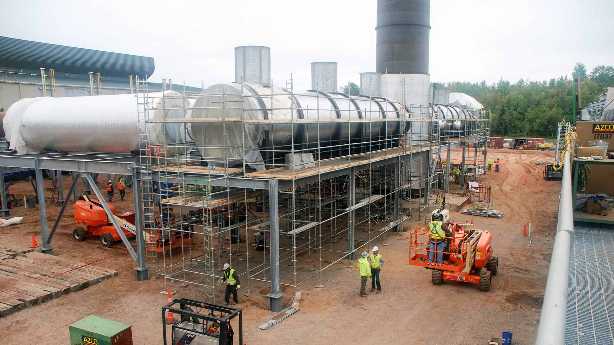 Upper Michigan Energy Resources Corp. Gas Plant Construction