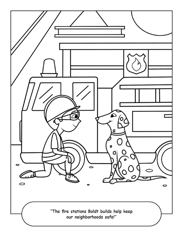 FREE Coloring book for download - The Boldt Company