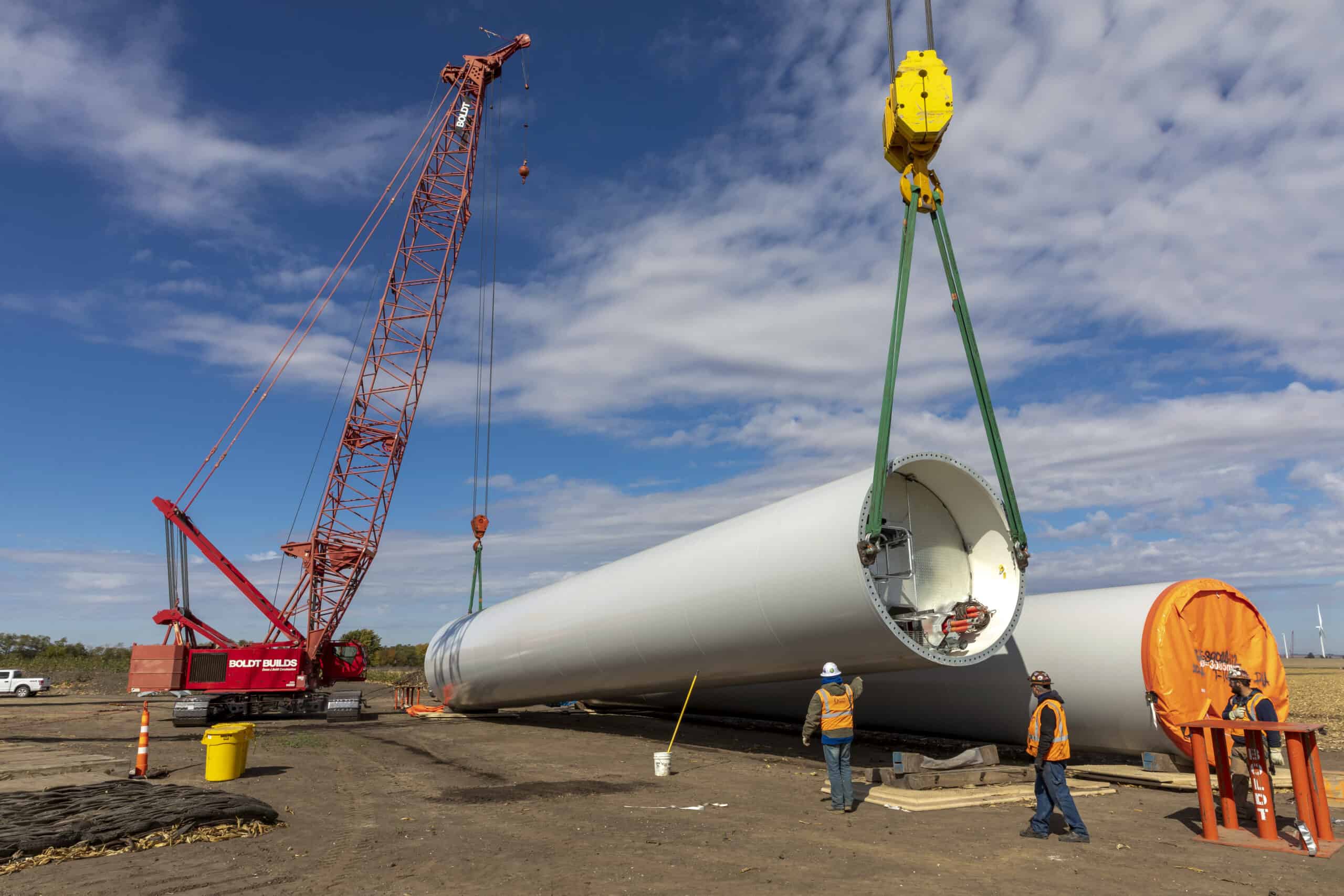 Building A Wind Farm During a Derecho – The Boldt Company