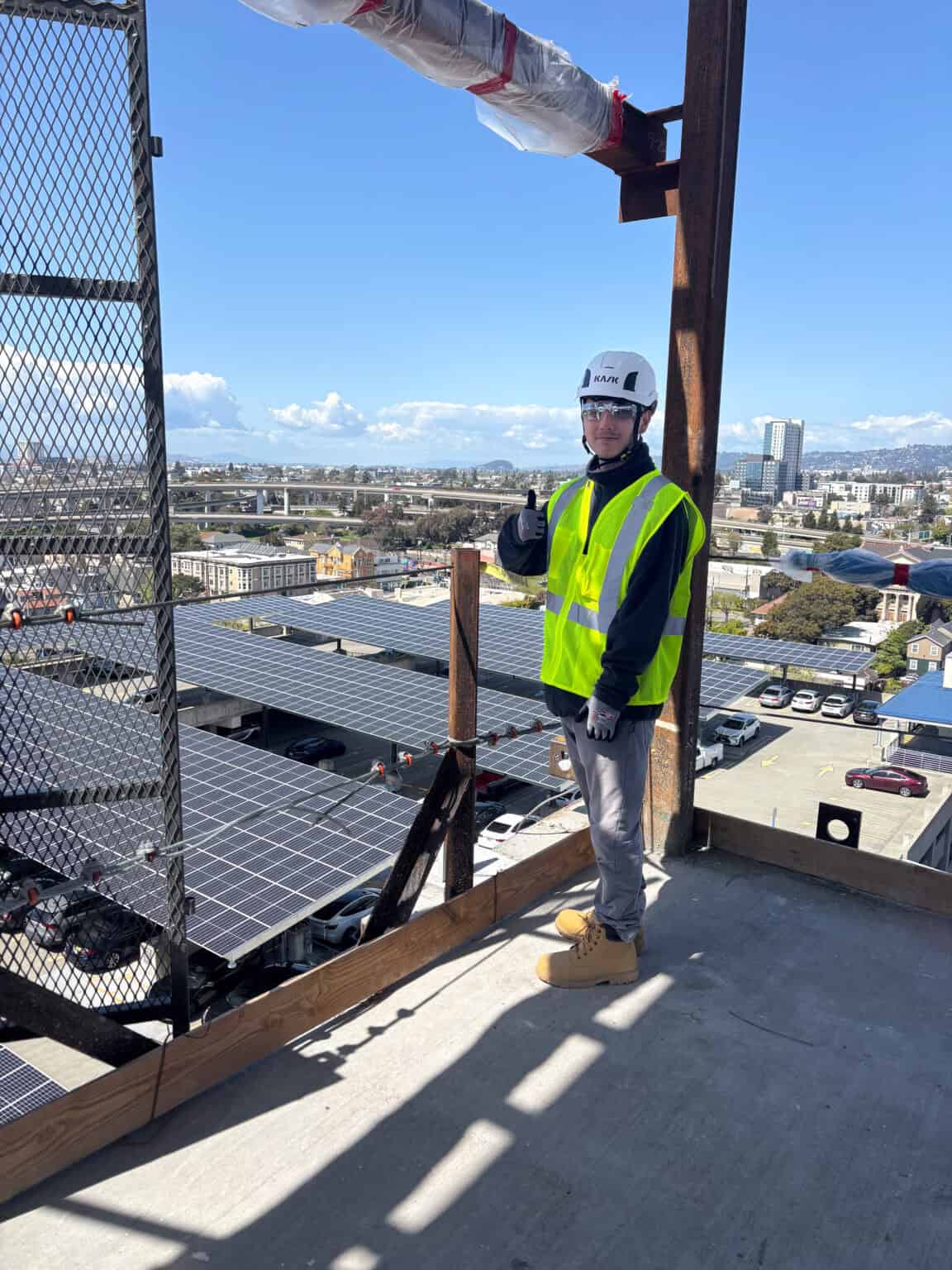 Boldt welcomes first work study student in California