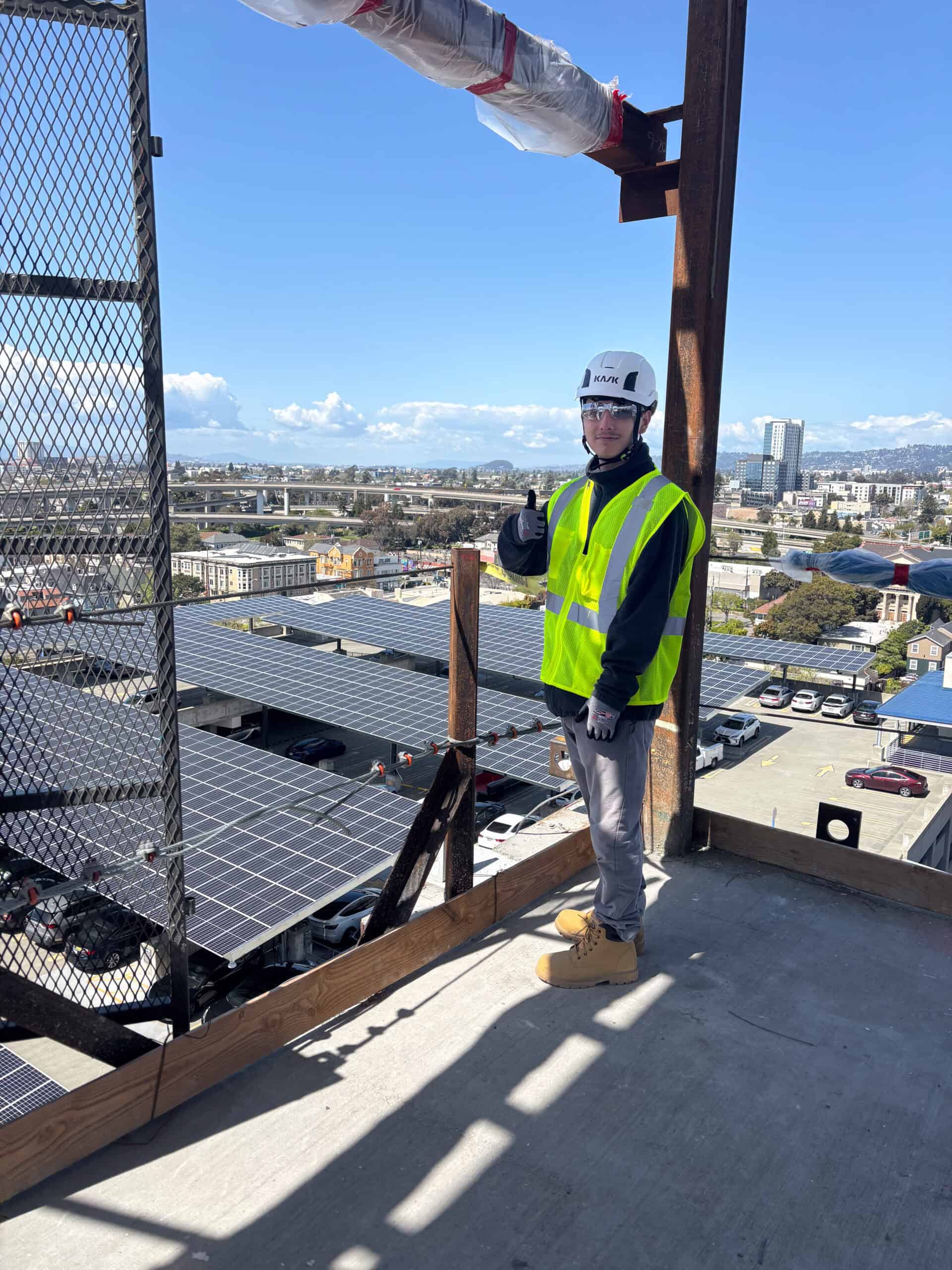 Boldt welcomes first work study student in California