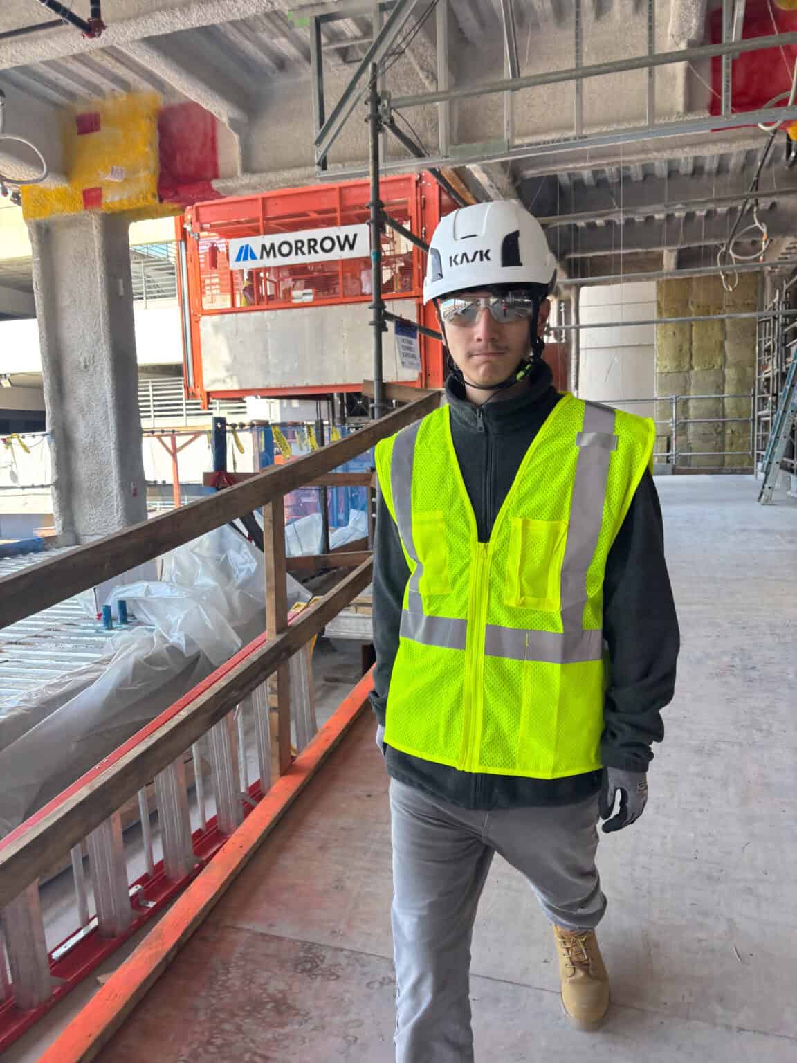 Boldt welcomes first work study student in California